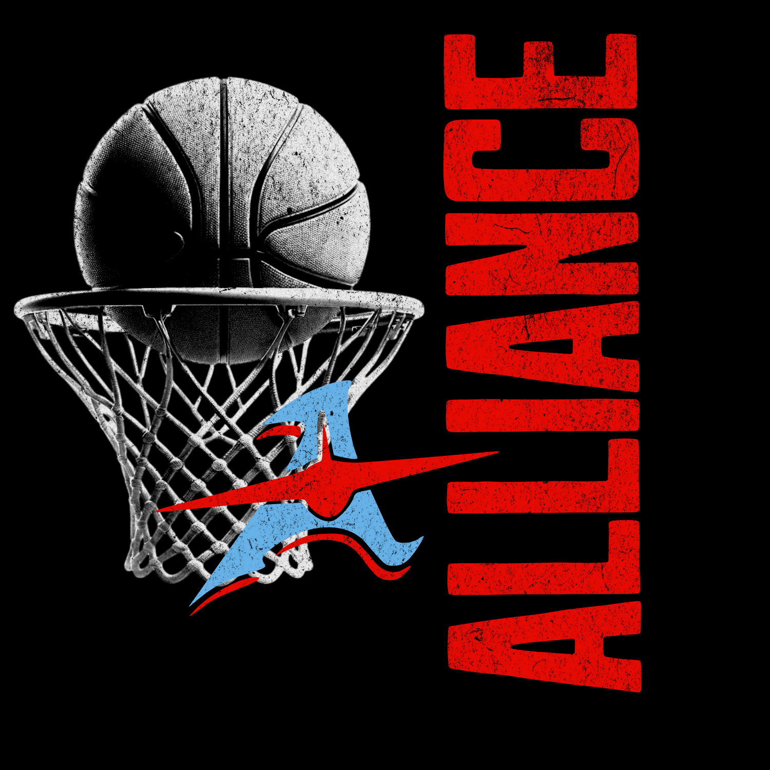 ALLIANCE AVIATORS Basketball PC55 Port & Company® Core Blend Tee 5 ...