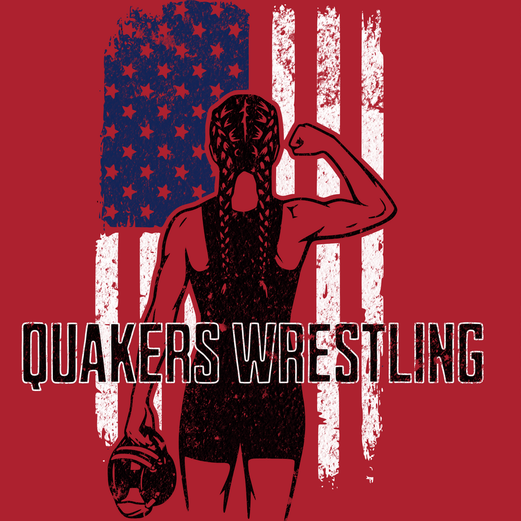 Salem Quakers - Wrestling - Front – Promos Shirt Shop